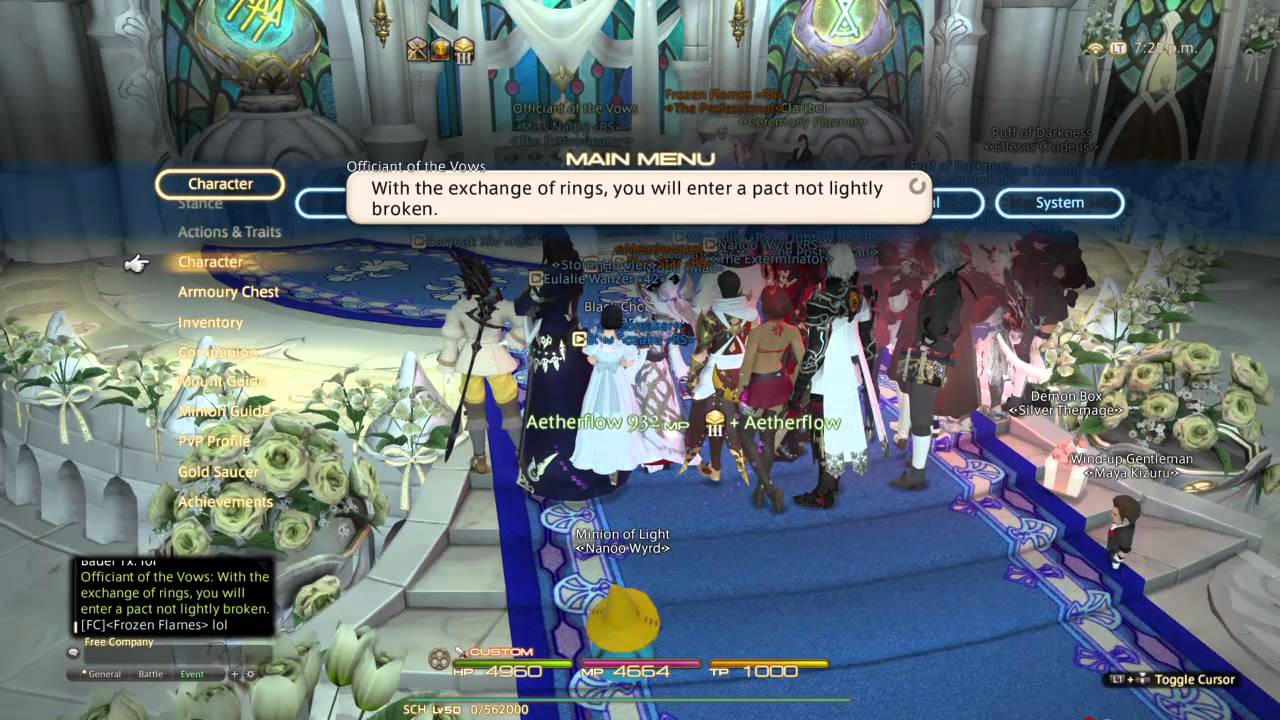 FINAL FANTASY XIV: A Realm Reborn wedding restless souls free company ...