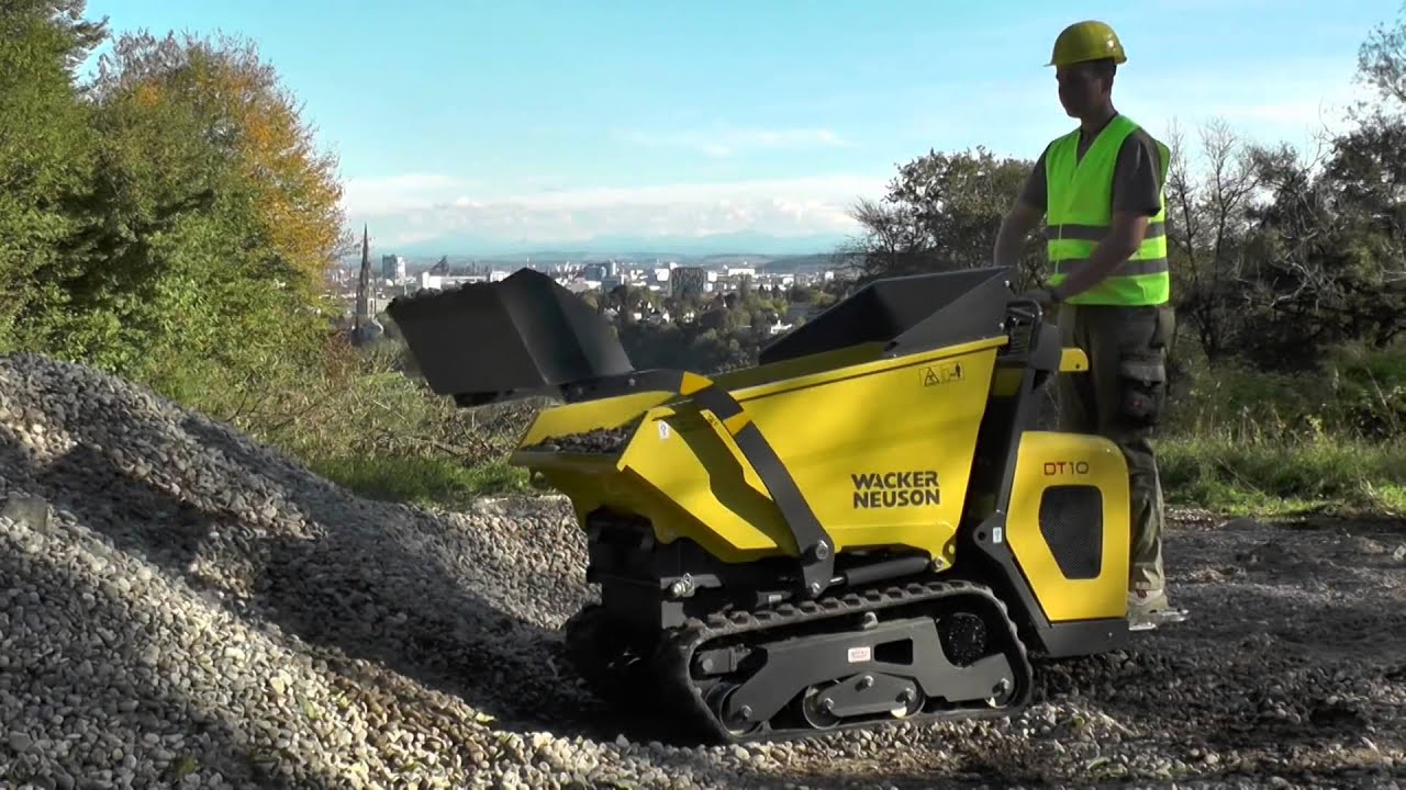 Wacker Neuson Track Dumper DT10 - YouTube