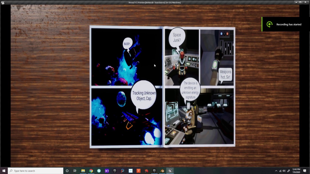 Testing Comic book story ideas in UE4 - YouTube