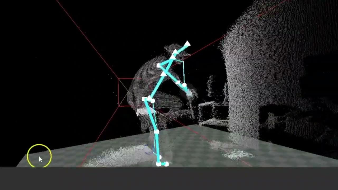 Kinect V2 Depth Stream + Joint Position Estimation - YouTube