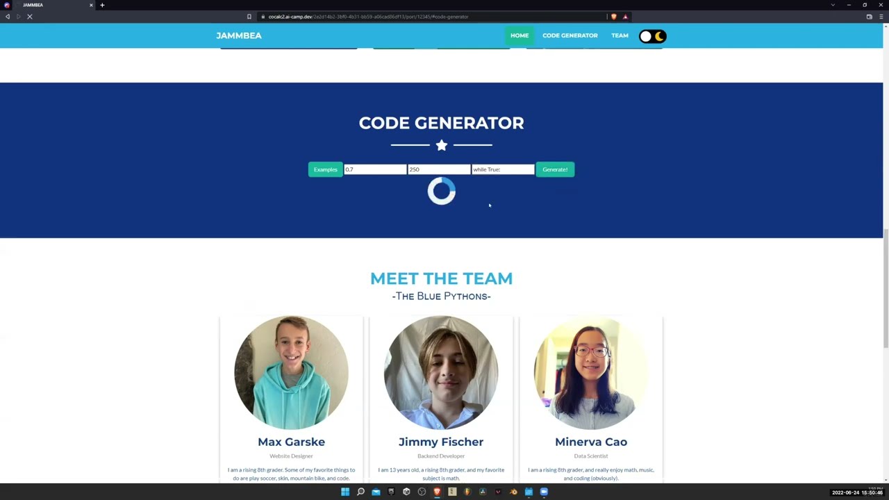 Python Code Generator | AI Camp 2022 - YouTube