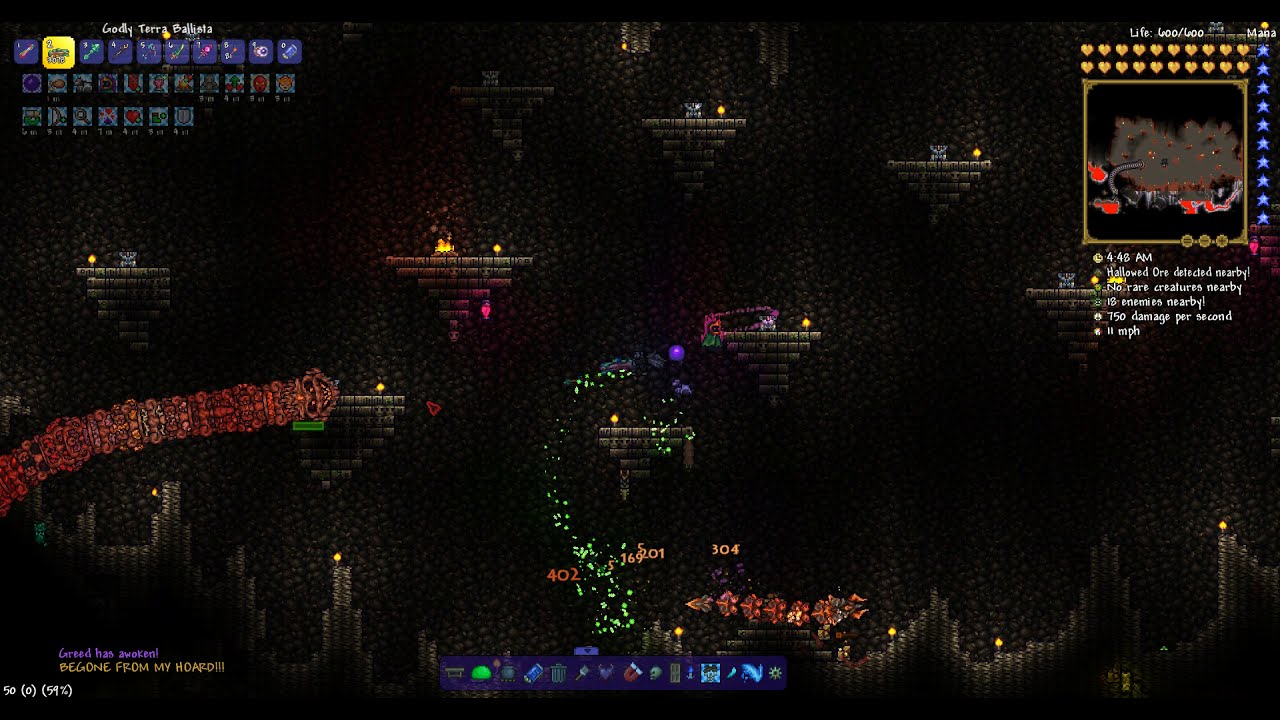 Greed, Gilded Glutton Bossfight | Terraria Ancients Awakened Mod - YouTube