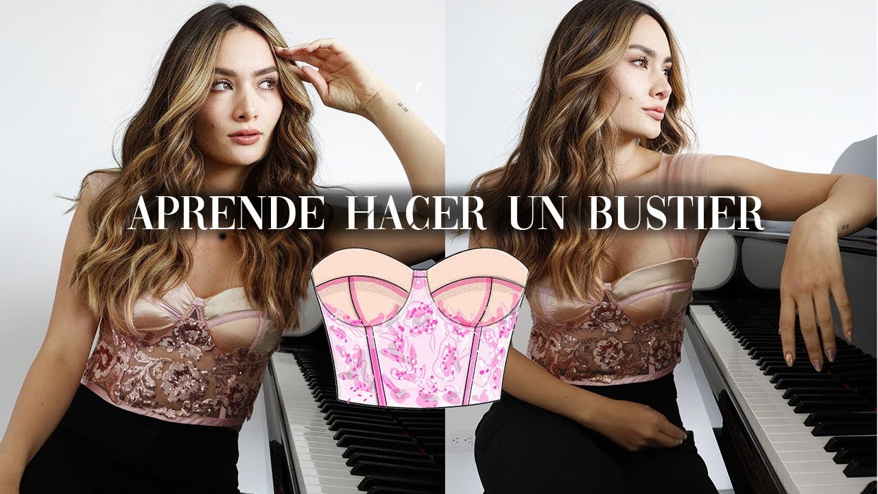 Tutorial bustier - Patrones GRATIS - YouTube