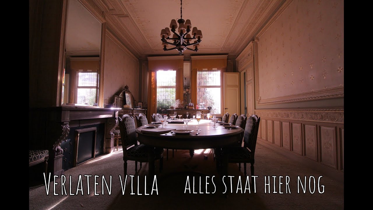 Verlaten Villa Met Alles Er Nog in! - YouTube