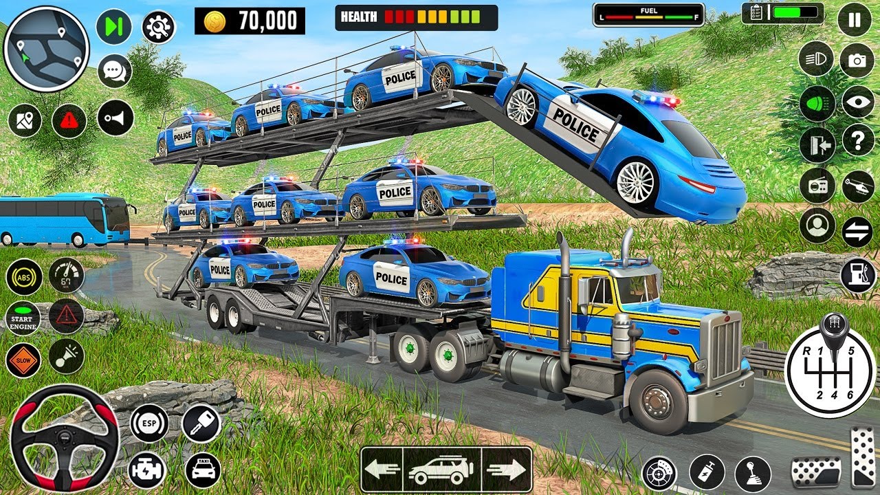 Truck Transport Game Android Gameplay : Deliver Cars to Their ...