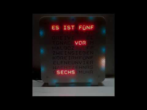 WordClock mit WS2812 Tischversion 12h Teil1 - YouTube
