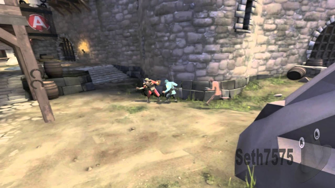 Team Fortress 2 - RED Demoman VS. BLU Soldier - YouTube