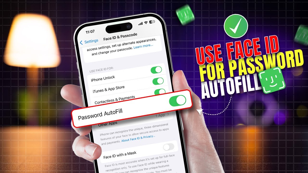 How to Use Face ID for Password AutoFill on iPhone | Enable Face ID for ...