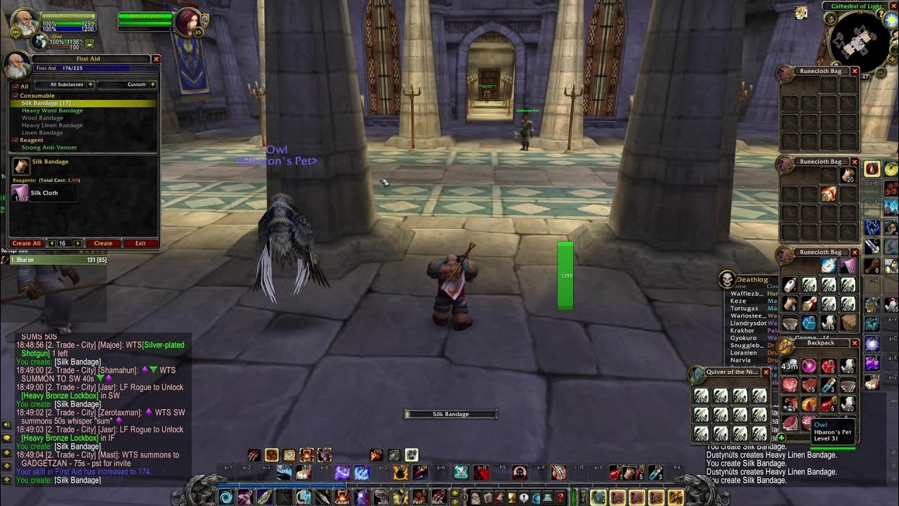 Wow Classic Hardcore 9 Defias Pillager Lvl 30 Hunter Youtube