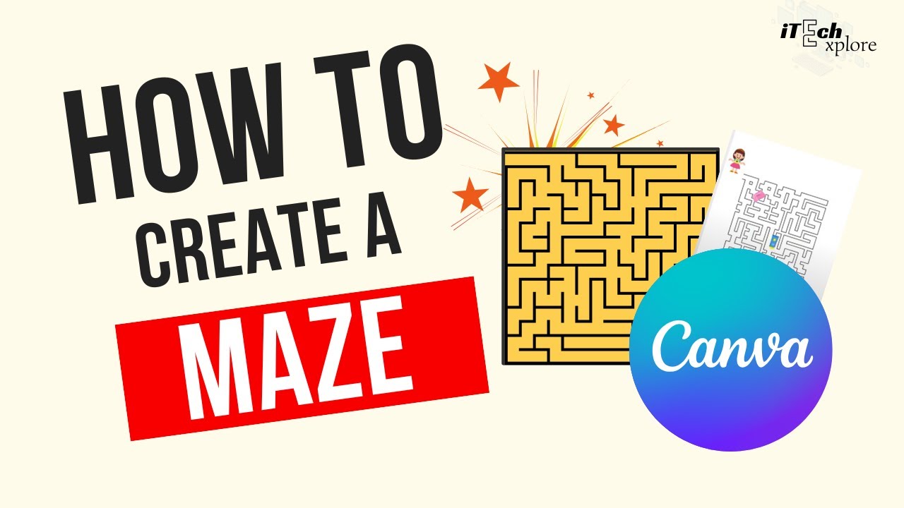 How to make a MAZE in Canva | Easy Tutorial for Teachers & Parents ...