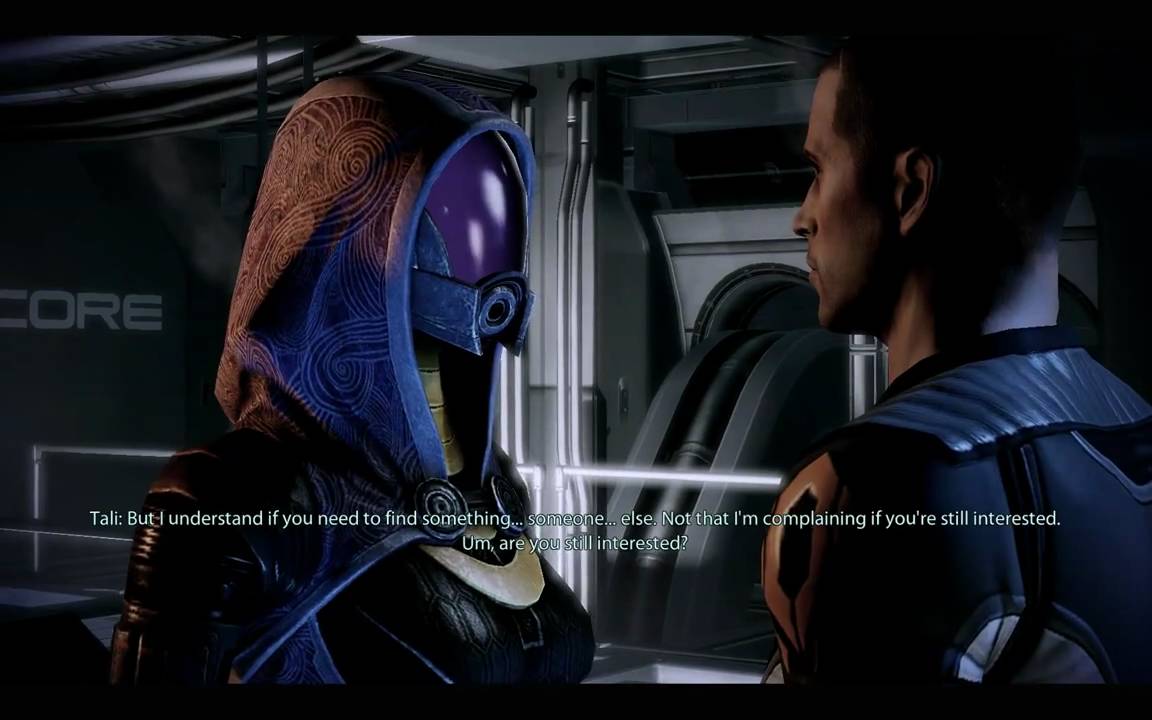 Mass Effect 2 Tali Romance Part 3 - YouTube