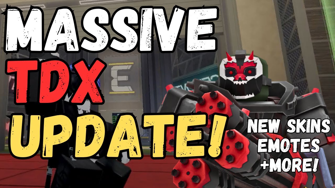 MASSIVE TDX UPDATE! Emotes, Skins & MORE! | Roblox Tower Defense X ...