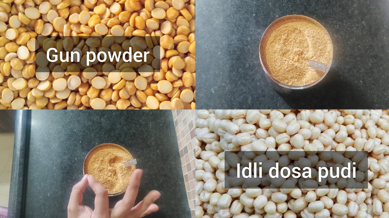 Idli dosa pudi | Milagai podi | Gun powder chutney | Idli dosa podi ...