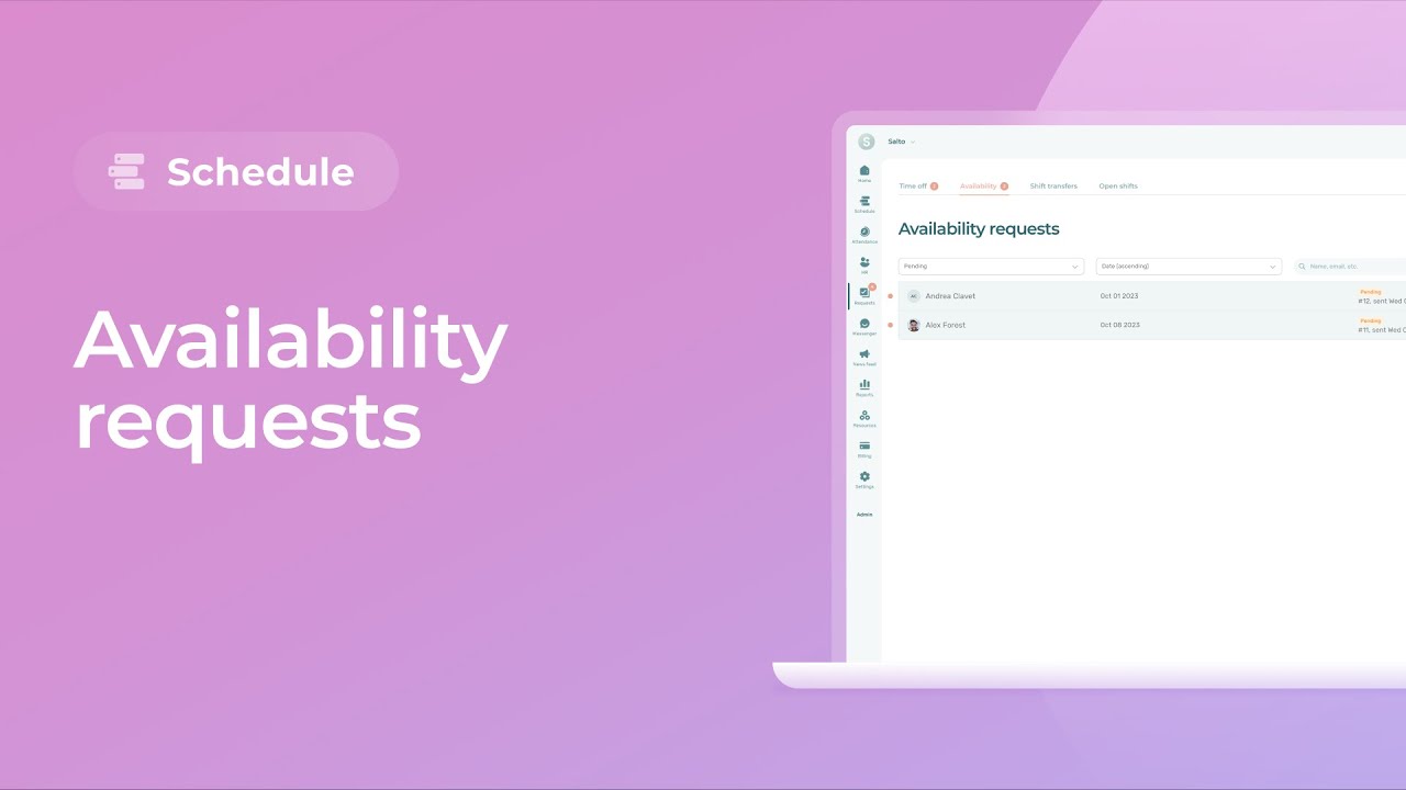 Availability requests - YouTube