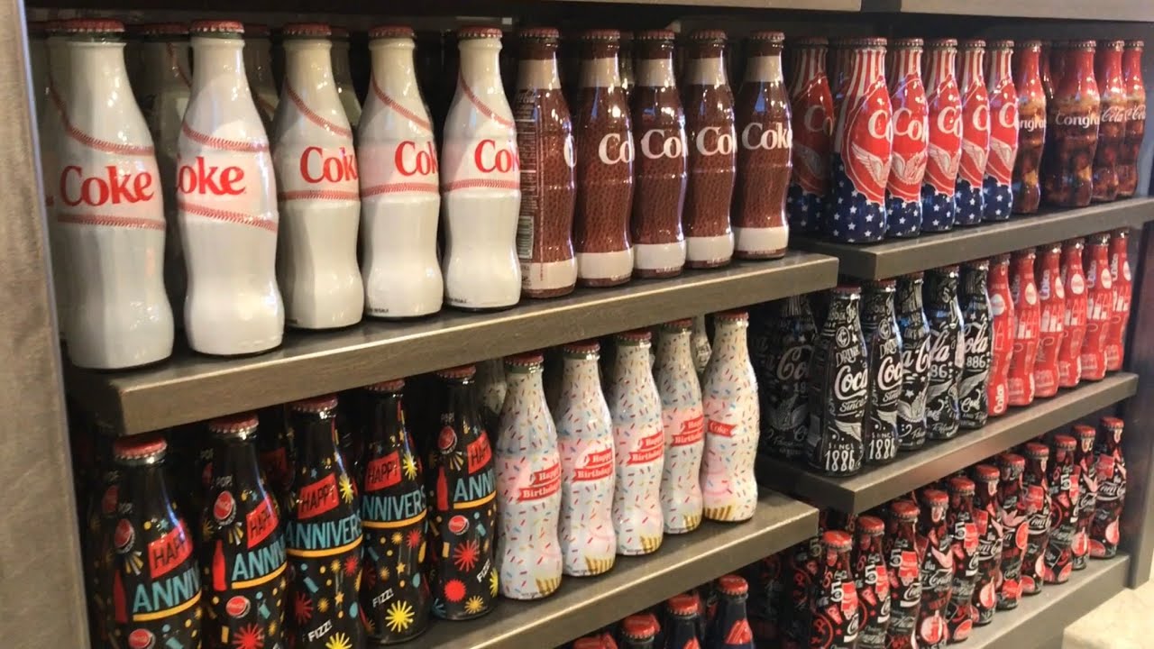 COCA COLA STORE Full Walkthrough 2nd Floor at Disney Springs - YouTube