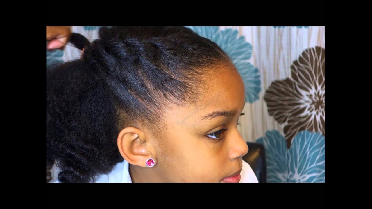Flat Twist Puff 'Do - YouTube