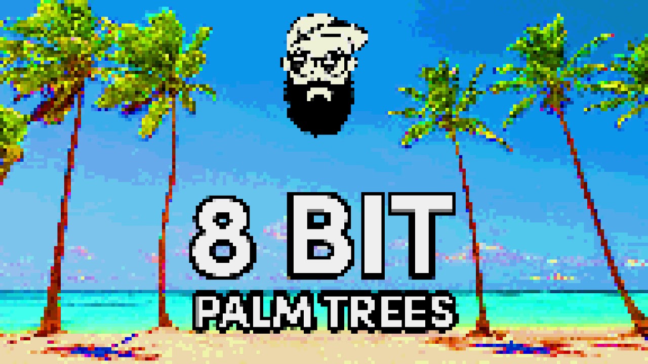"8 Bit Palm Trees" chill island retro type beat - YouTube