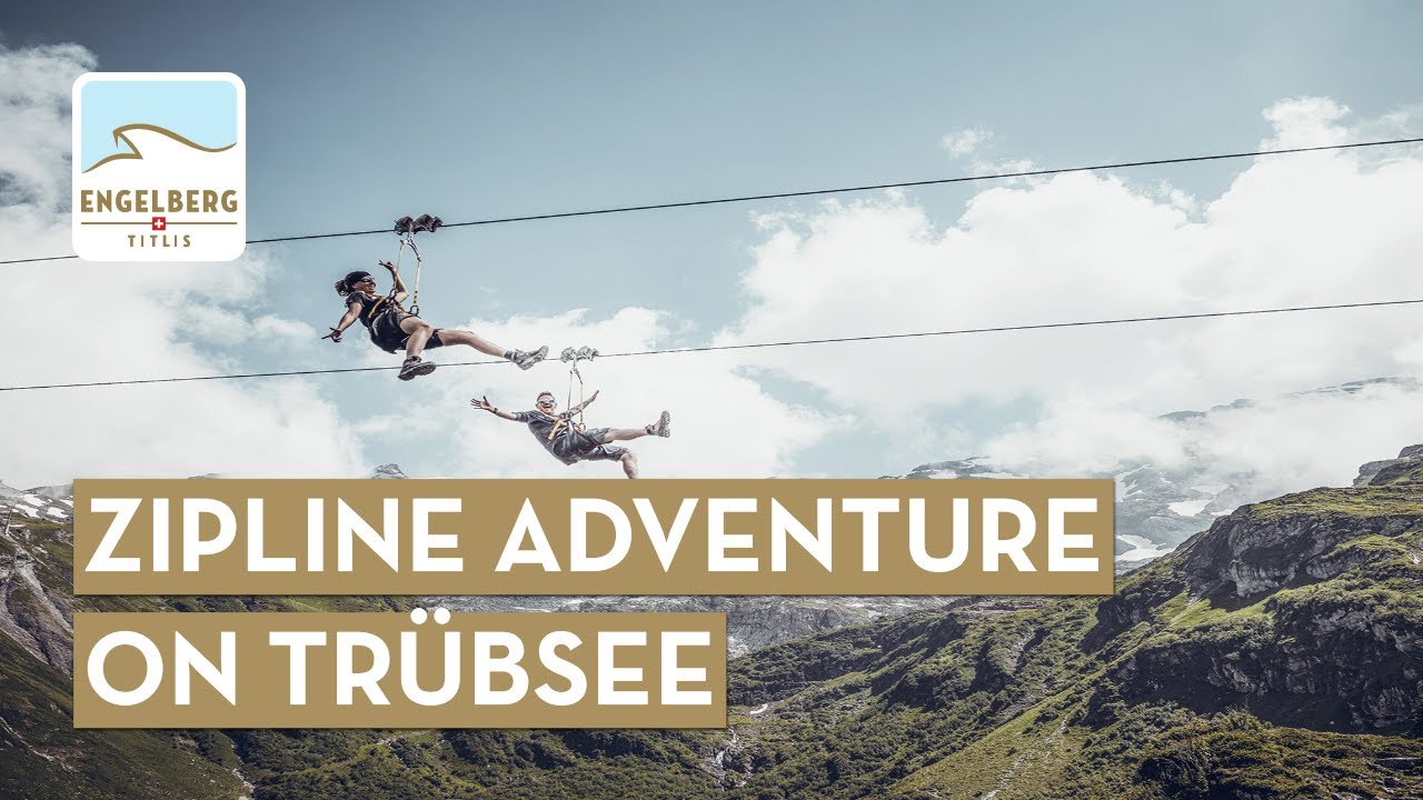 Zipline Trübsee Flyer – Soar 500m Above the Alpine Lake - YouTube