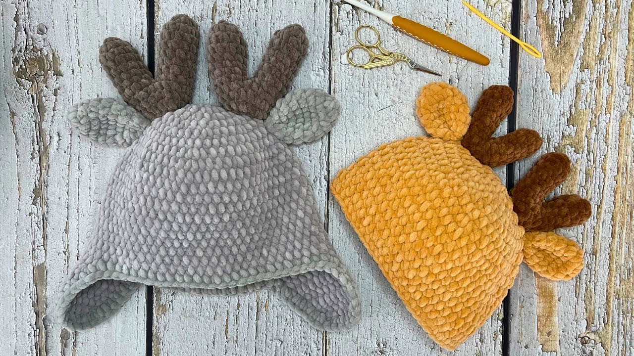 Reindeer Beanie Crochet Pattern – Fun and Easy! FREE crochet hat ...