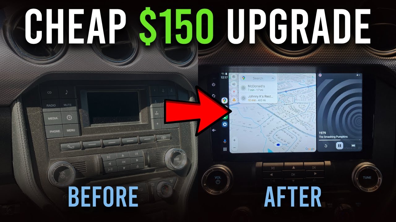 I Installed a CHEAP $150 Android Screen in My Mustang… And It’s ...