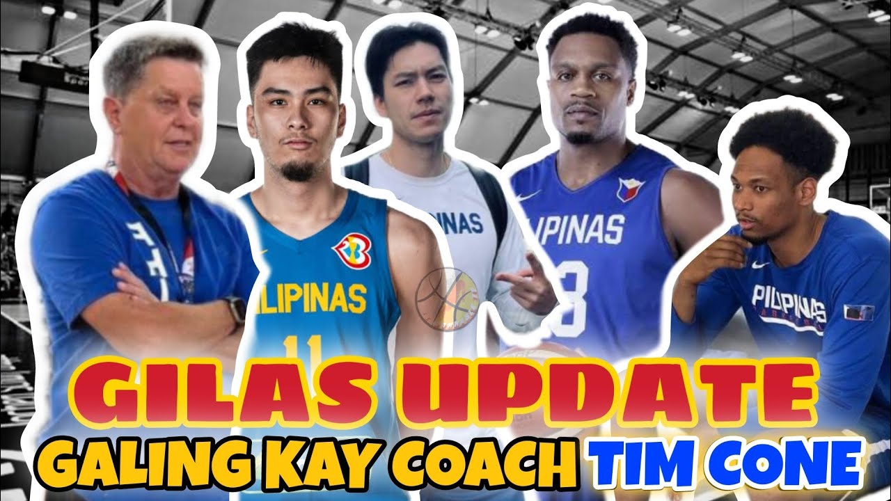 GILAS Update galing kay Coach TIM CONE | Final 12 Roster Reveal | Gilas ...