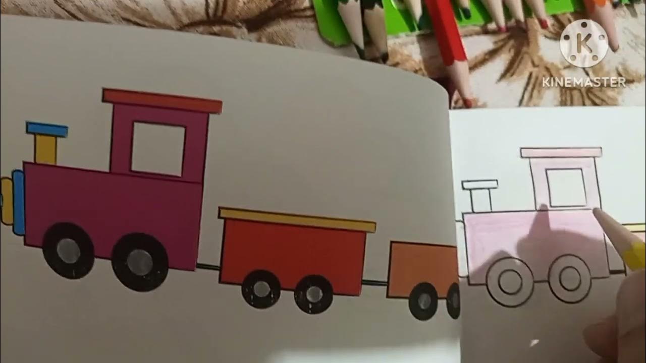 Color the Train 🚂#colors #coloring #learn #activitiesforkids #activity ...