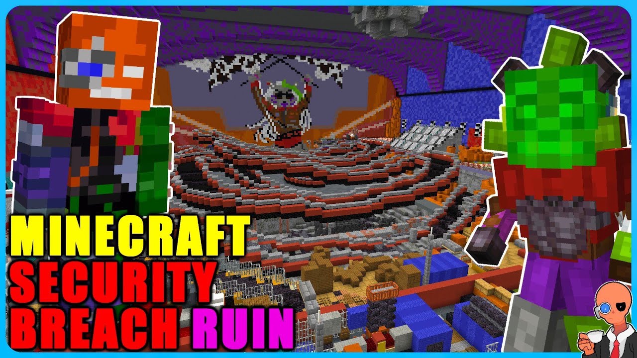 I built Roxy Raceway from FNAF Security Breach RUIN in Minecraft ...