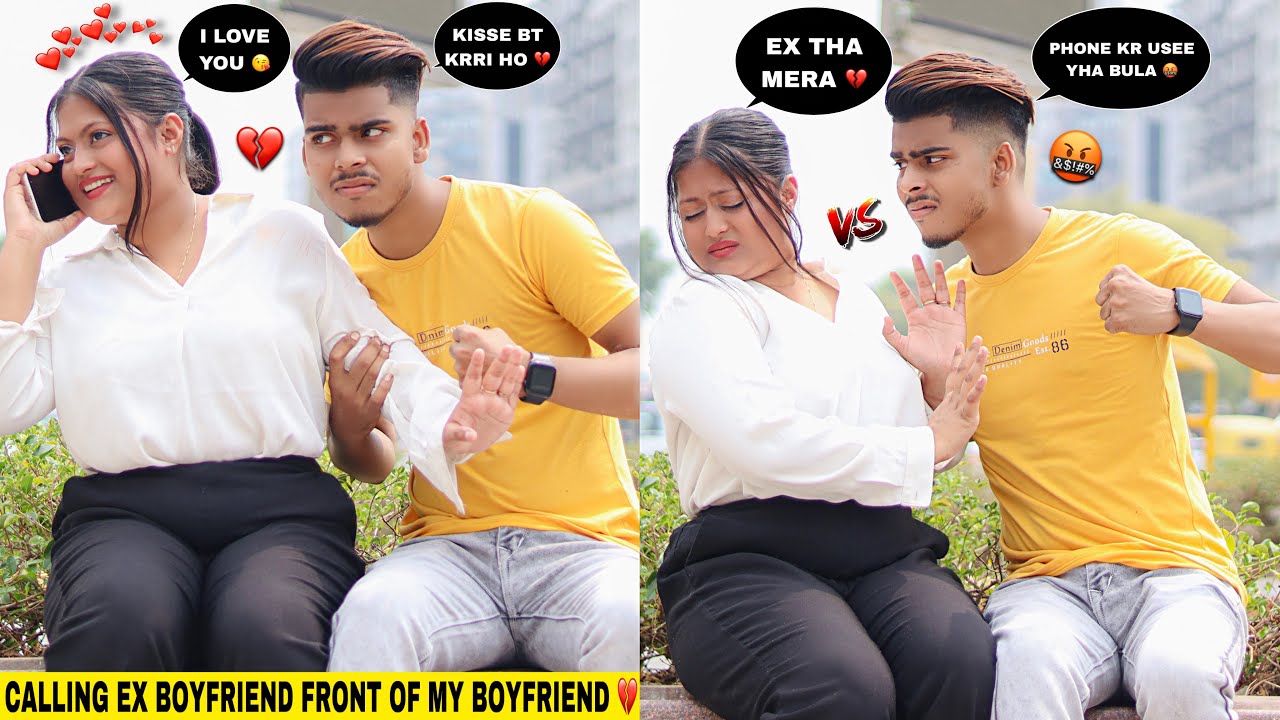 Ex calling prank on my boyfriend 💔 || Mr Ziyan - YouTube