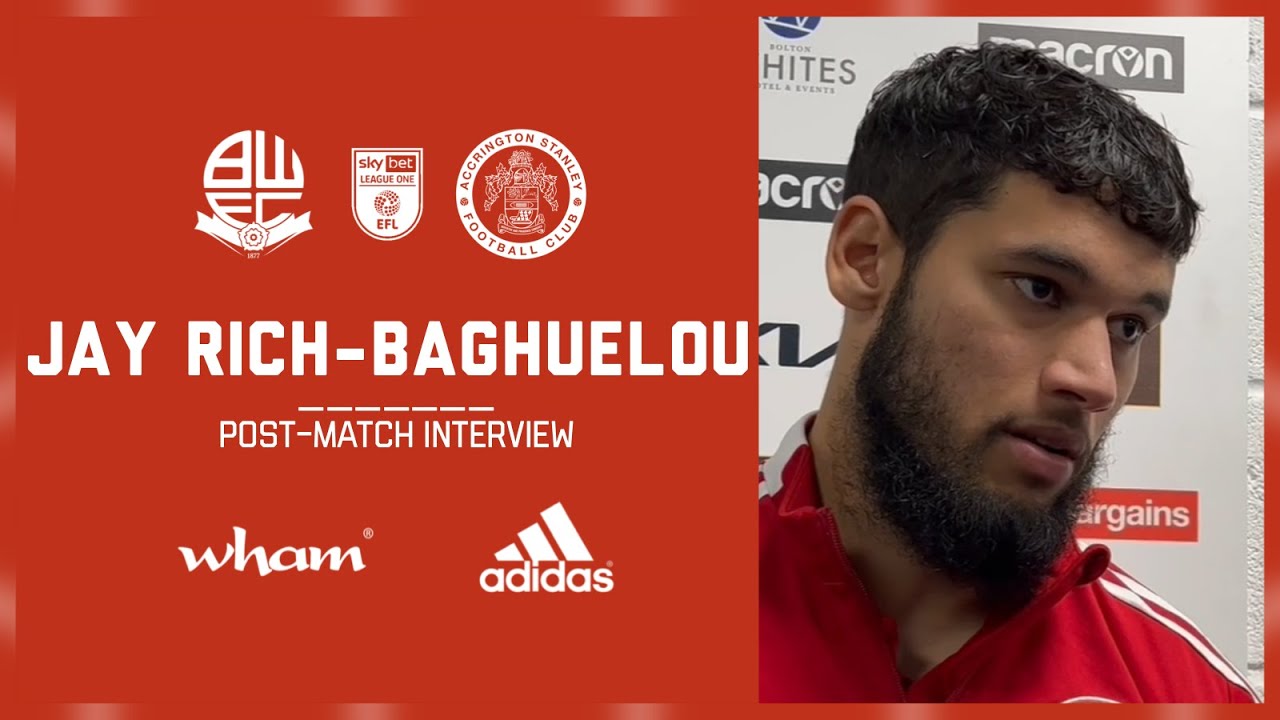 INTERVIEW: Rich-Baghuelou's reaction on the defeat to Bolton Wanderers ...