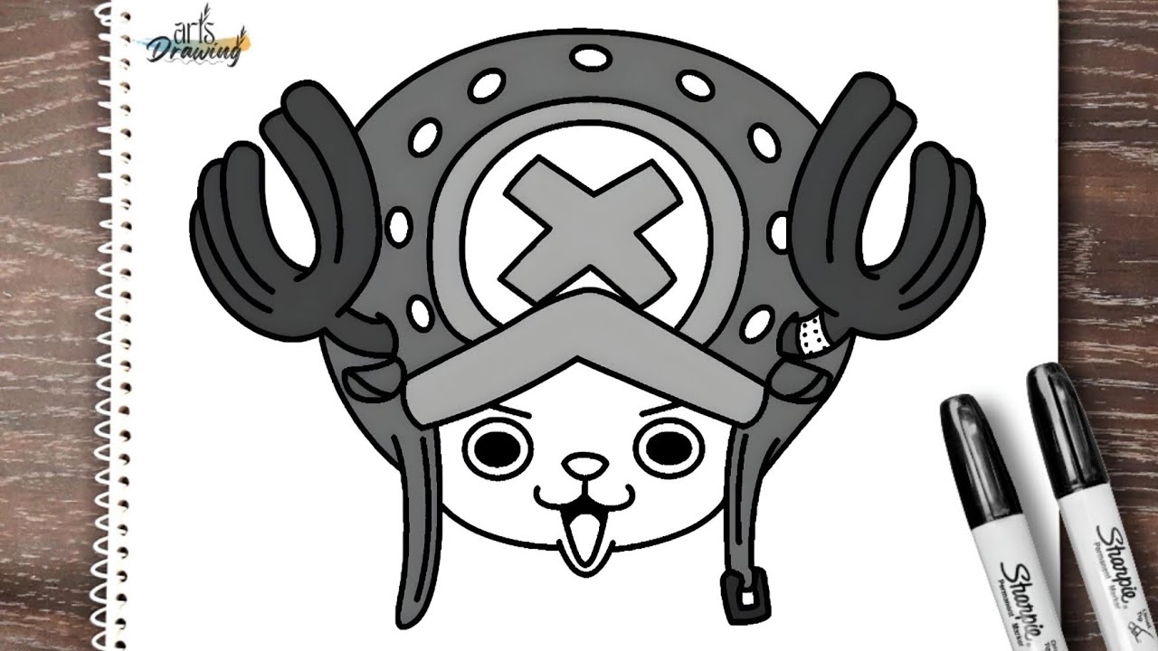 How to draw Chopper from One Piece step by step - YouTube
