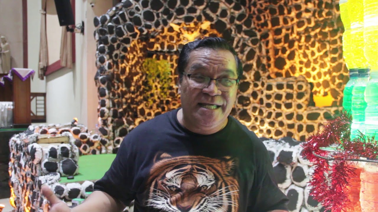 Green Christmas - Christmas Tree and Cave 2019 Paroki Matraman - YouTube