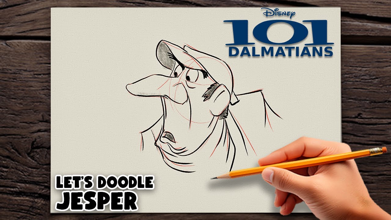LET'S DOODLE - JESPER (DRAW LIKE A DISNEY ANIMATOR, EASY ...
