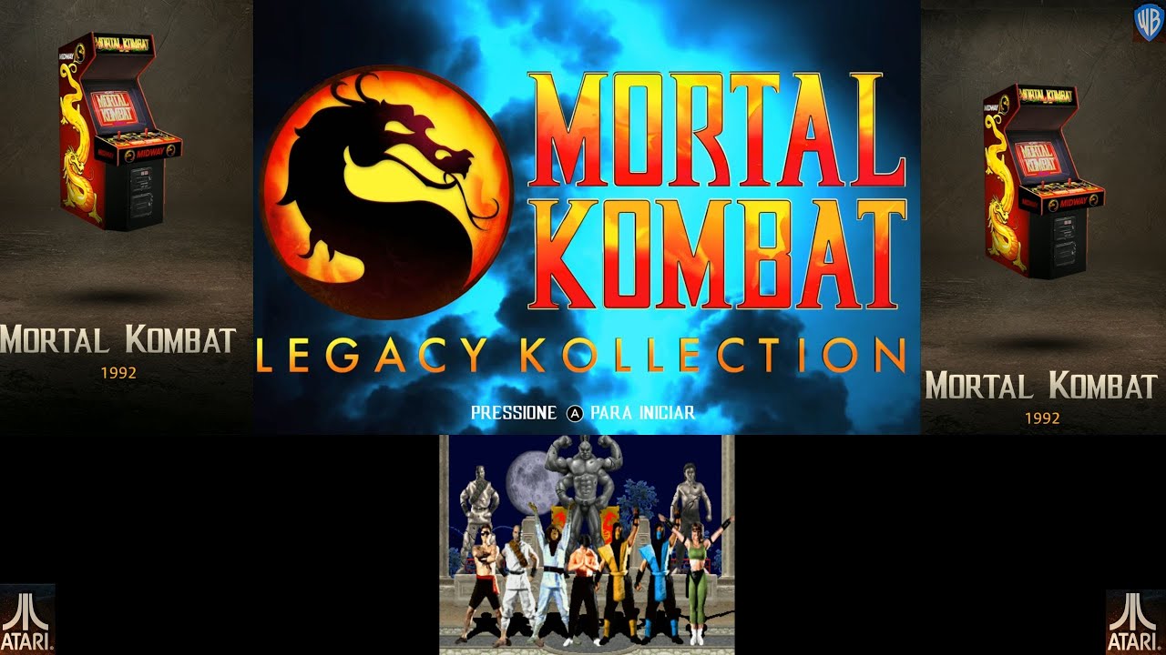 MORTAL KOMBAT LEGACY KOLLECTION! Zerando MK 1992 Arcade com RAIDEN ...