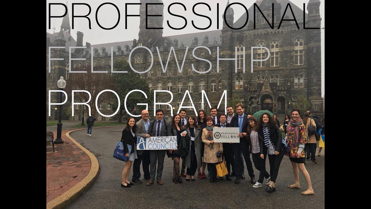 Professional Fellowship Program | 2019 - YouTube