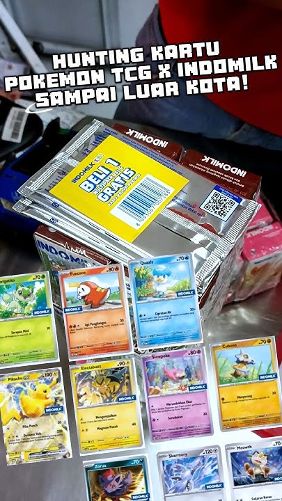 Keluar Kota Demi Brewek #kartutcg Pokemon Promo Spesial Indomilk! Bakal dapat kartu Pikachu ex ...