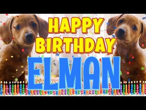 Happy Birthday Elman! ( Funny Talking Dogs ) What Is Free On My Birthday