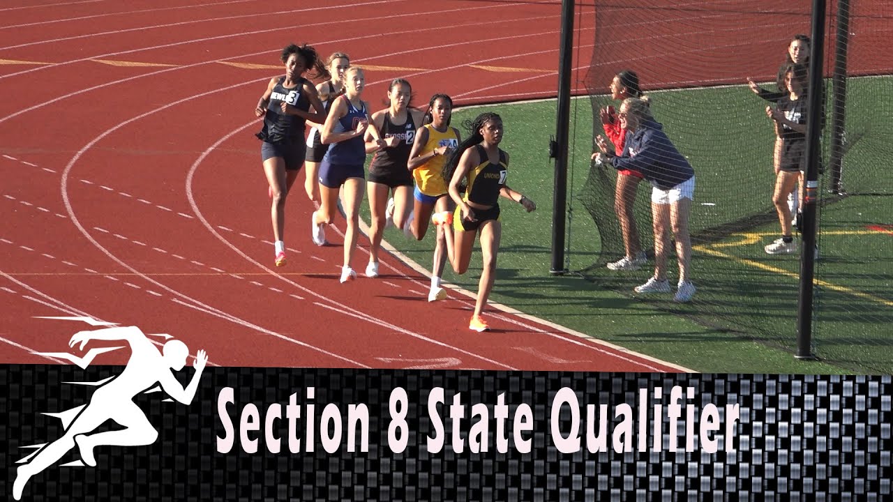 Girls 800m Run Divisions 1 & 2 @ Sec. 8 State Qualifier Day 1 High ...
