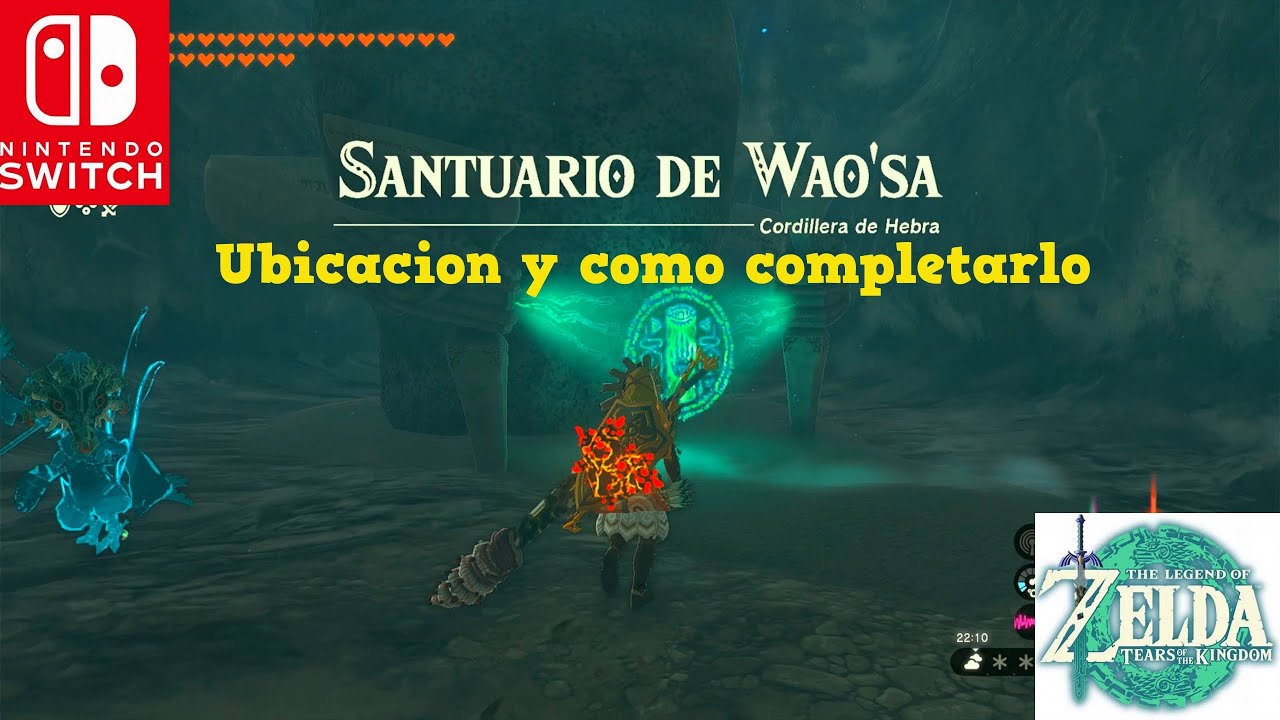 Santuario de WAO'SA (como completarlo) en the legend of Zelda tears of ...