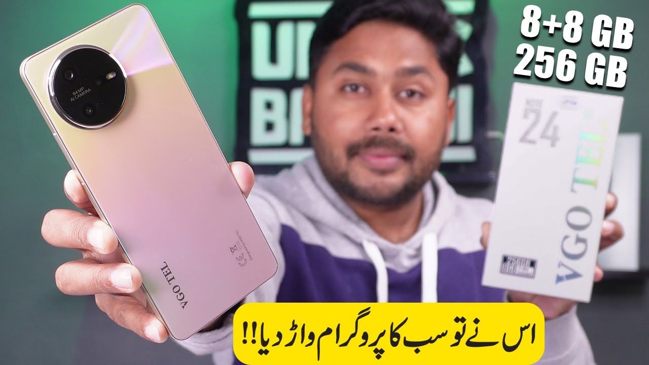 VGOTEL Note 24 Unboxing & Review | Price In Pakistan - YouTube