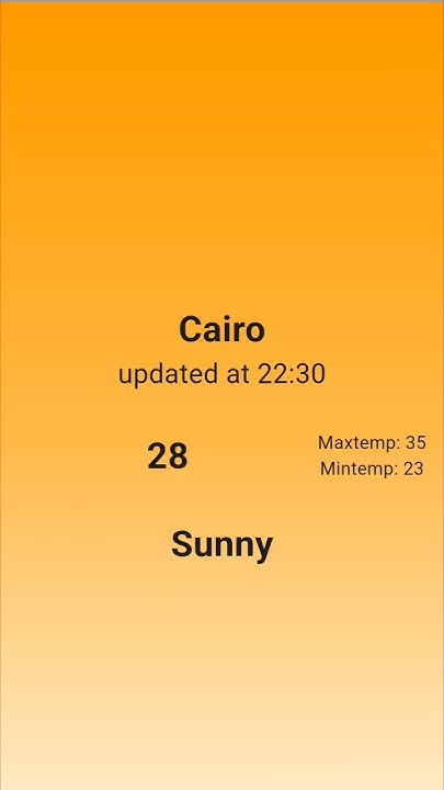 Simple Weather App Using Flutter Dart Flutter Fluttercoding Mobileappdevelopment Youtube