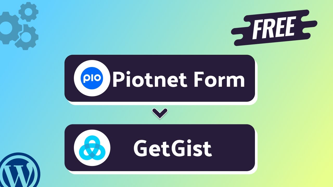 Integrating Piotnet Forms With Getgist Step By Step Tutorial Bit 5648