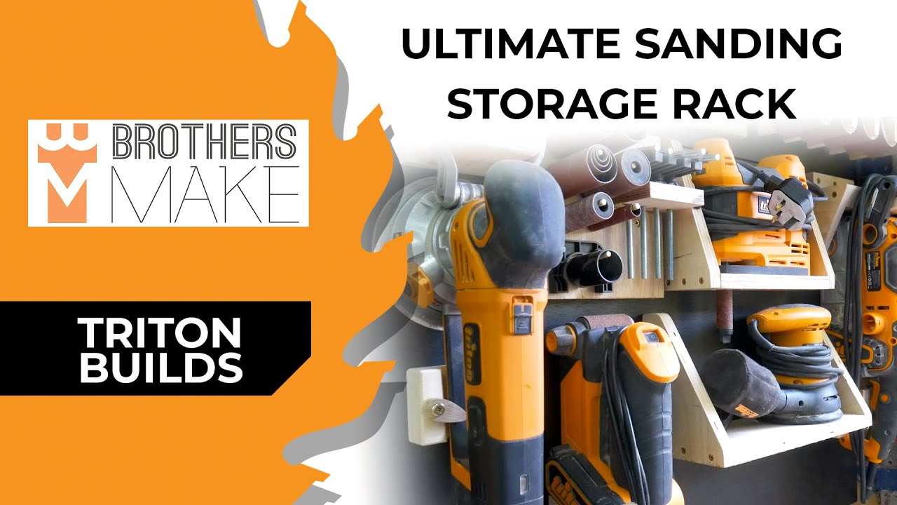 This is the ULTIMATE Sanding Storage Rack - A Triton Build With ...