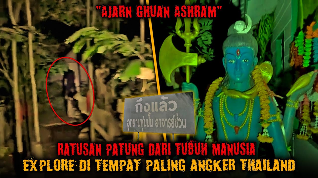 SETAN THAILAND PENJAGA TAMAN PATUNG TUBUH MANUSIA - YouTube