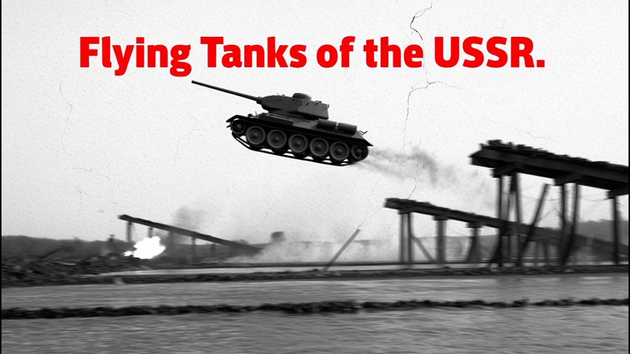 Flying Tanks of the USSR: How They Threw T-34s Across Rivers in 1943 ...