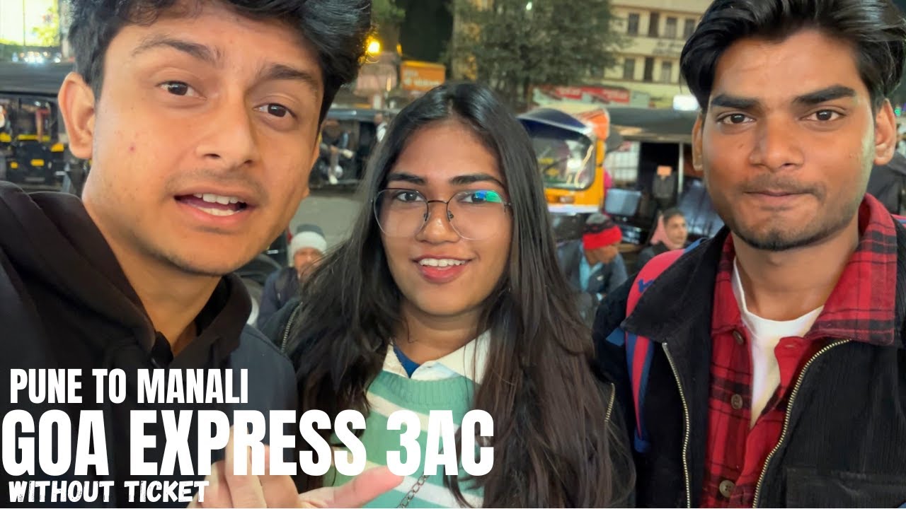 Goa express 3rd AC Pune to Delhi journey | Pune to Manali - YouTube
