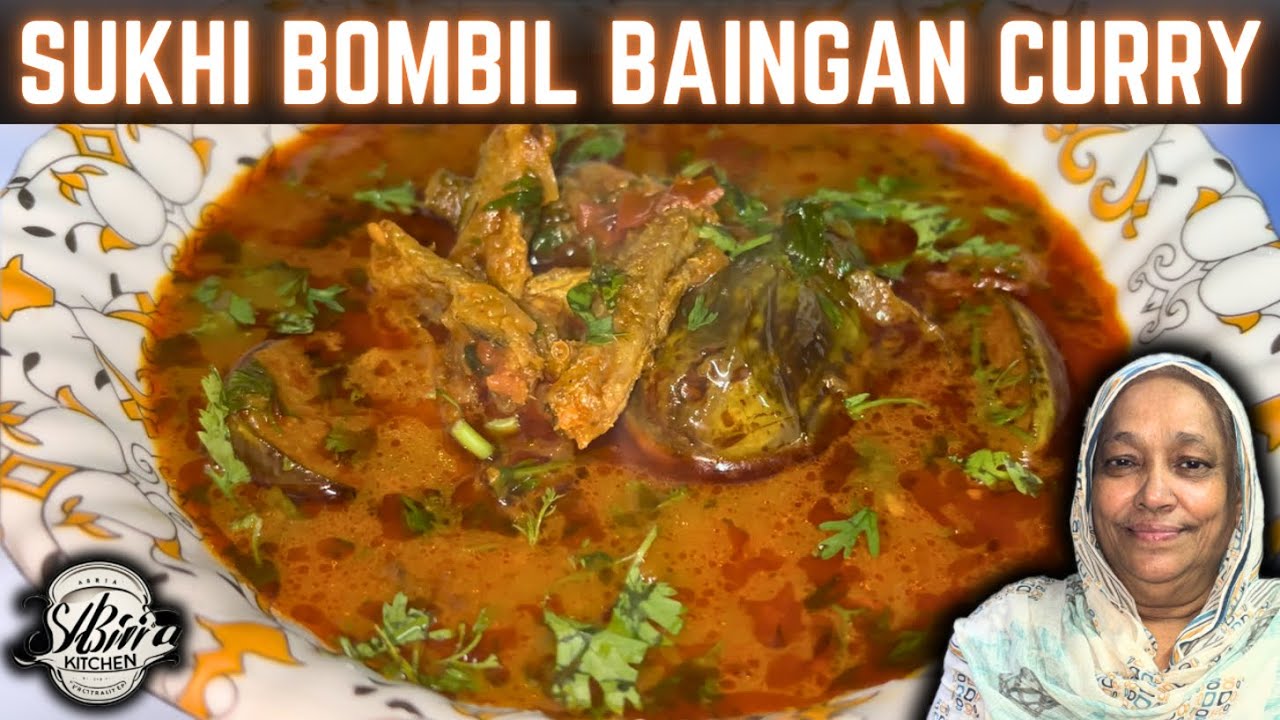 SUKHI BOMBIL BAINGAN CURRY RECIPE | QUICK AND EASY BOMBIL CURRY RECIPE😋 ...