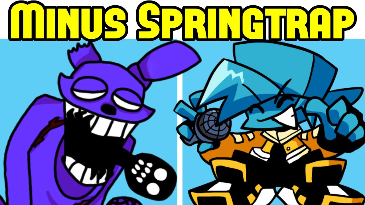 Friday Night Funkin' VS Minus Springtrap (FNAF Cover) (FNF Mod) - YouTube