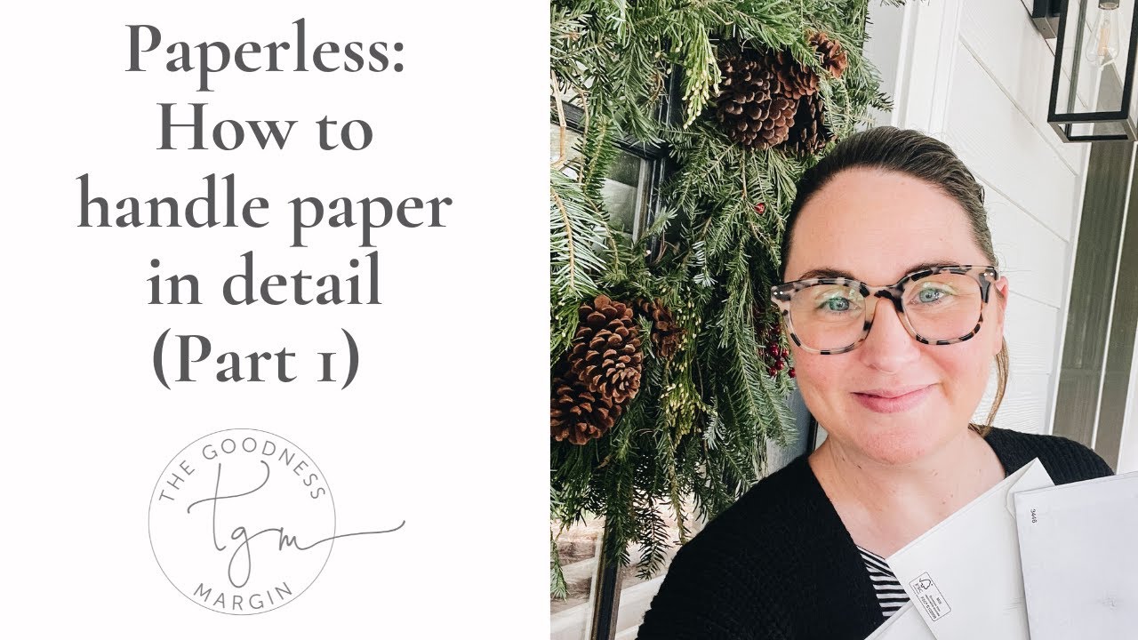 Paperless: How to handle paper (in detail) Part 1 - YouTube