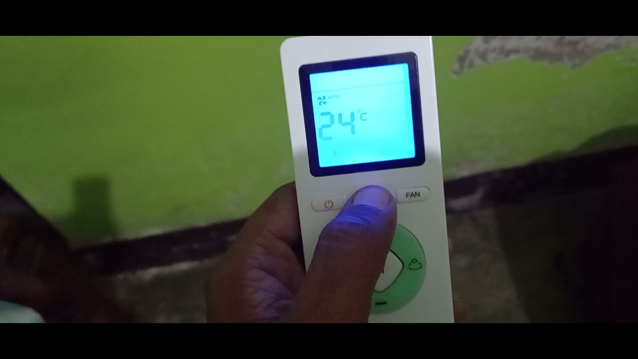 LLOYD INVERTER AC Remote control demo - YouTube