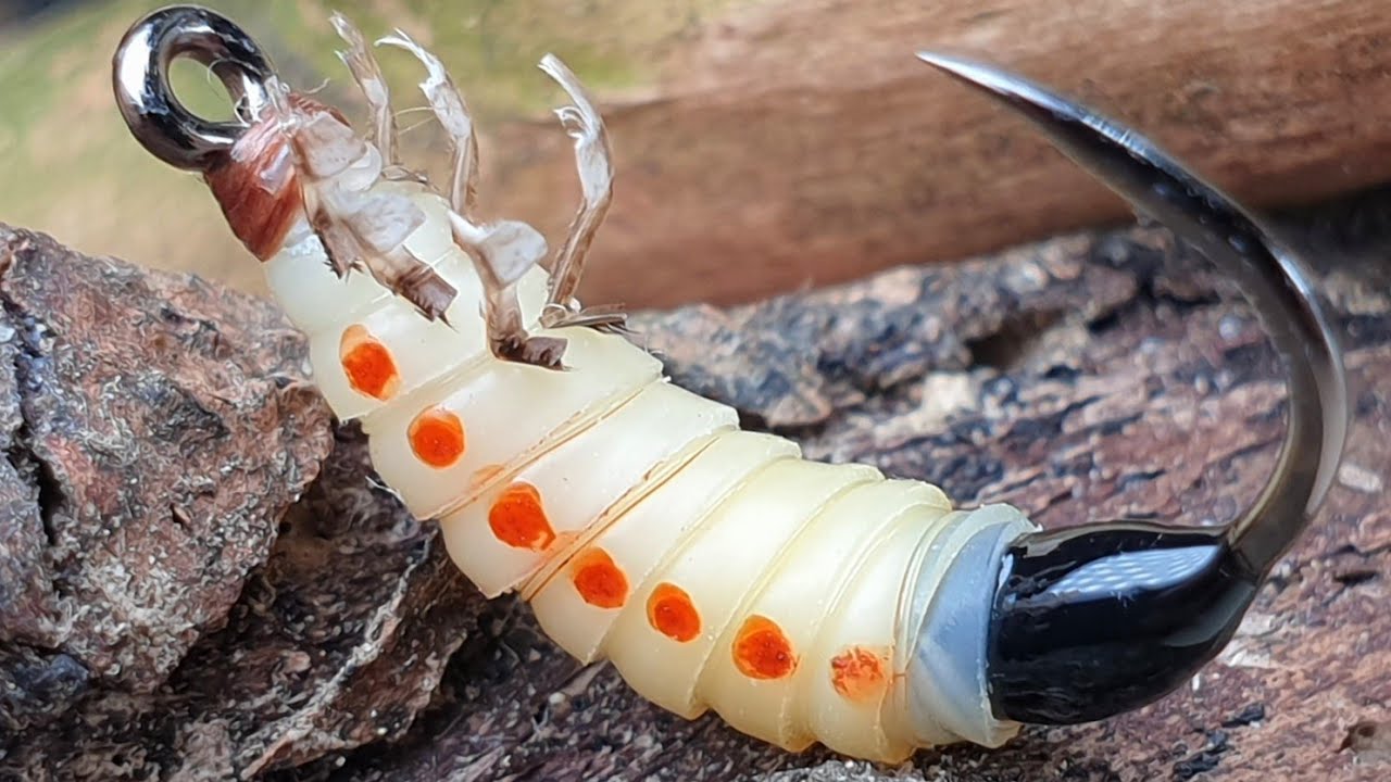 Hercules Beetle Larva.Fly Tying Hercules Beetle Larva - YouTube